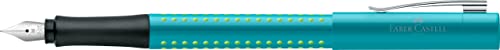 Faber-Castell 140916 Grip 2010 M Fountain Pen - Turquoise