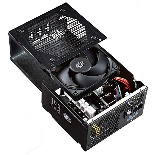 Cooler Master Watt 650 Watt Semifanless Modular Power Supply, 80 PLUS Bronze Certified Power Supply for Computers
