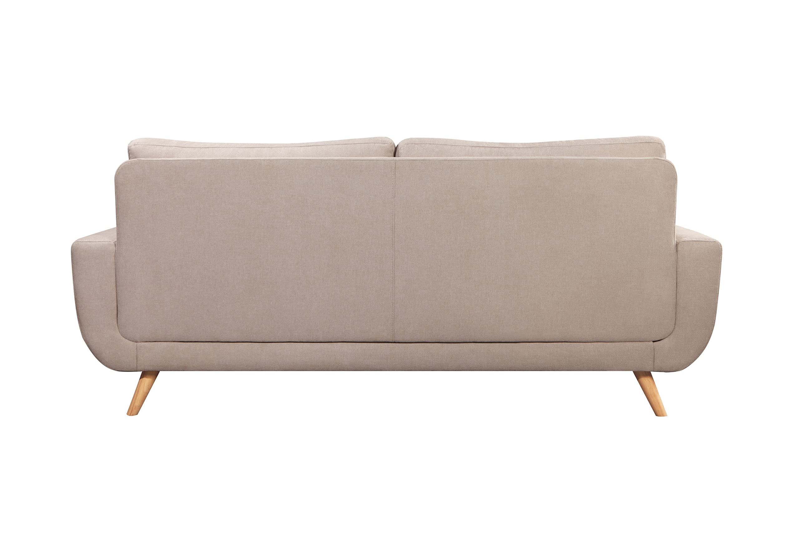 Abbyson Living Paige Sofa - Modern Design, Fabric, Stain Resistant, Ivory