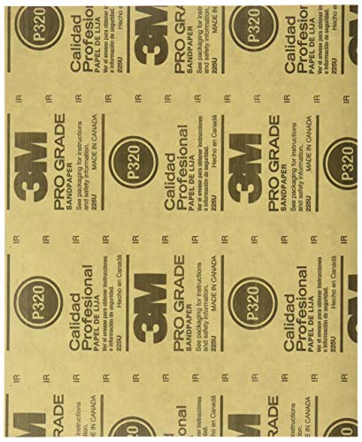 3m 26320cp-P-G 9" X 11" 320 Grit Professional Grade Sandpaper