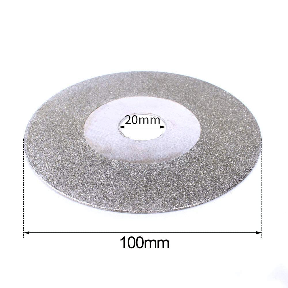 4 inch Double Side Diamond Grinding Wheel Cut Off Wheel Abrasive Wheel Flat Lap Disc 150 Grit for Grinding Glass Stone Ceramics