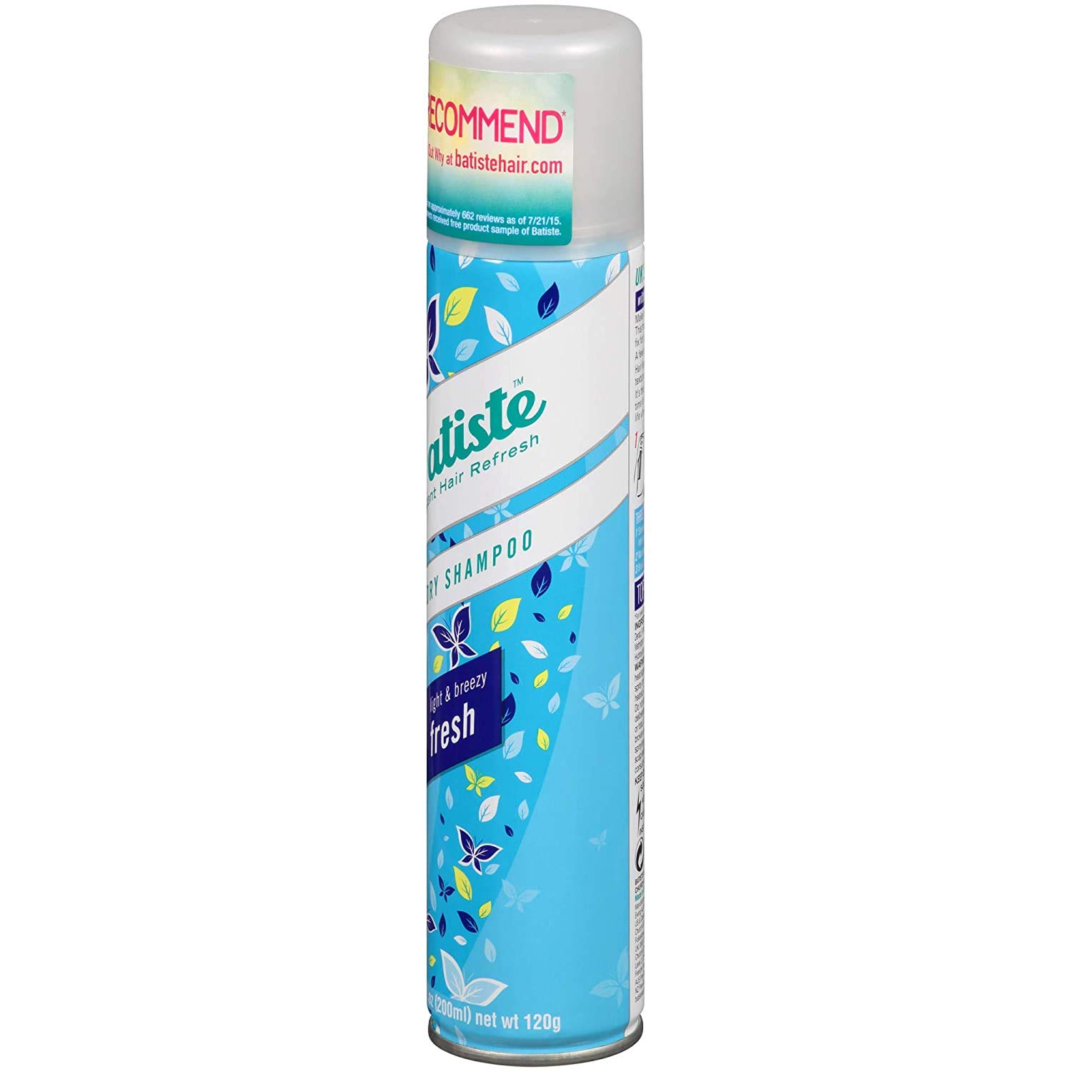 Batiste Dry Shampoo, Fresh 6.73 oz (Pack of 4)