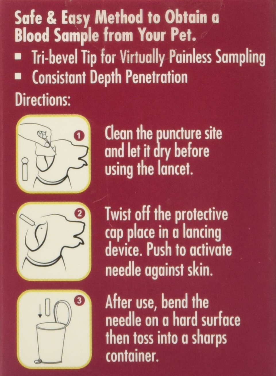 Advocate PetTest 21G Twisttop Lancets - 50 per Box