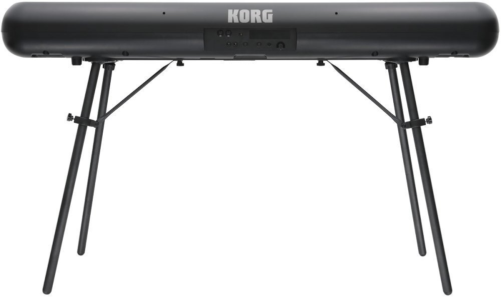 Korg SP-280 Digital Piano - Black Bundle with Furniture Bench, Pedal, Headphones, Dust Cover, Austin Bazaar Instructional DVD, and Polishing Cloth