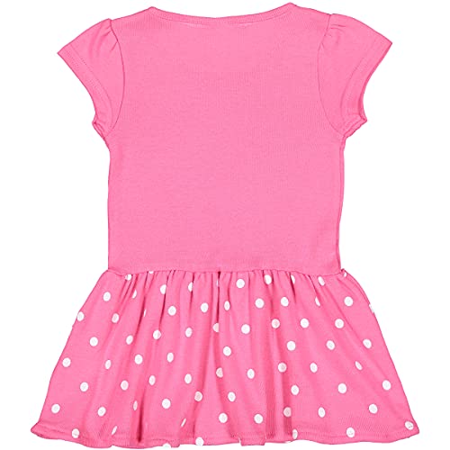 inktastic Papa's Fishing Buddy with Colorful Fish Infant Dress 12 Months Raspberry with Polka Dots 3ad3a