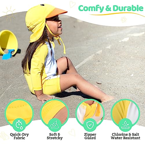 Cuddle Club Baby and Toddler One-Piece Swimsuit | UPF 50+ All-Day UV Protection Infant Sunsuit
