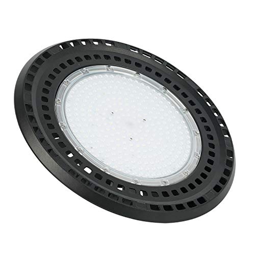 Q QINGCHEN LED High Bay Light 200W 5000K Daylight White ,ETL Certified High Bay LED Shop Lights for Factory Warehouse Garage , Replacement for 800W MH/HPS