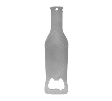 6 Pcs. Sublimation blanks Grey Steel Bottle Beer metal Opener 6" X 1,5" Heavy duty Stainless Steel Flat for Kitchen, bar o restaurant