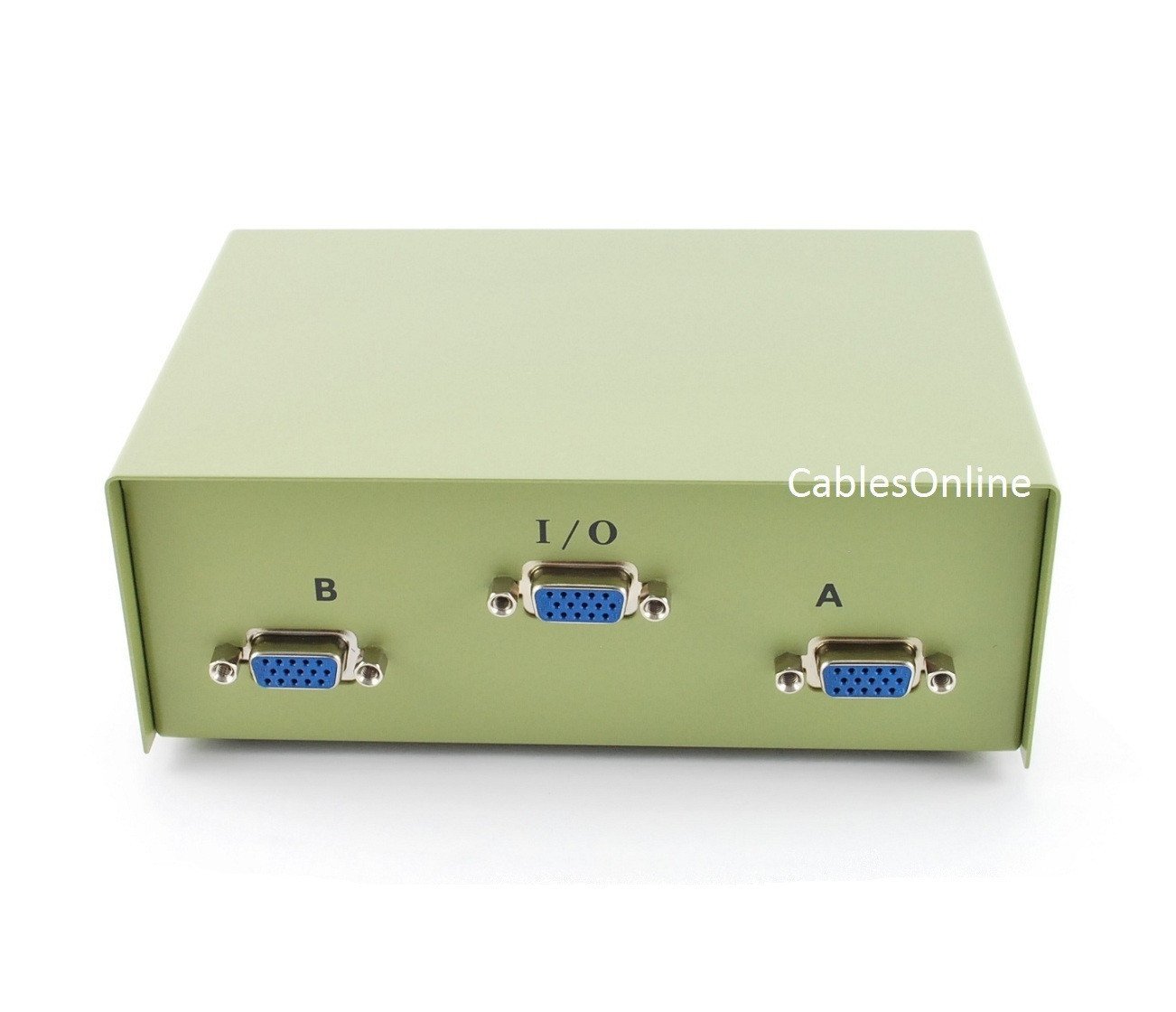 CablesOnline 2-Way VGA (HD15) Manual Switch Box (SB-008)