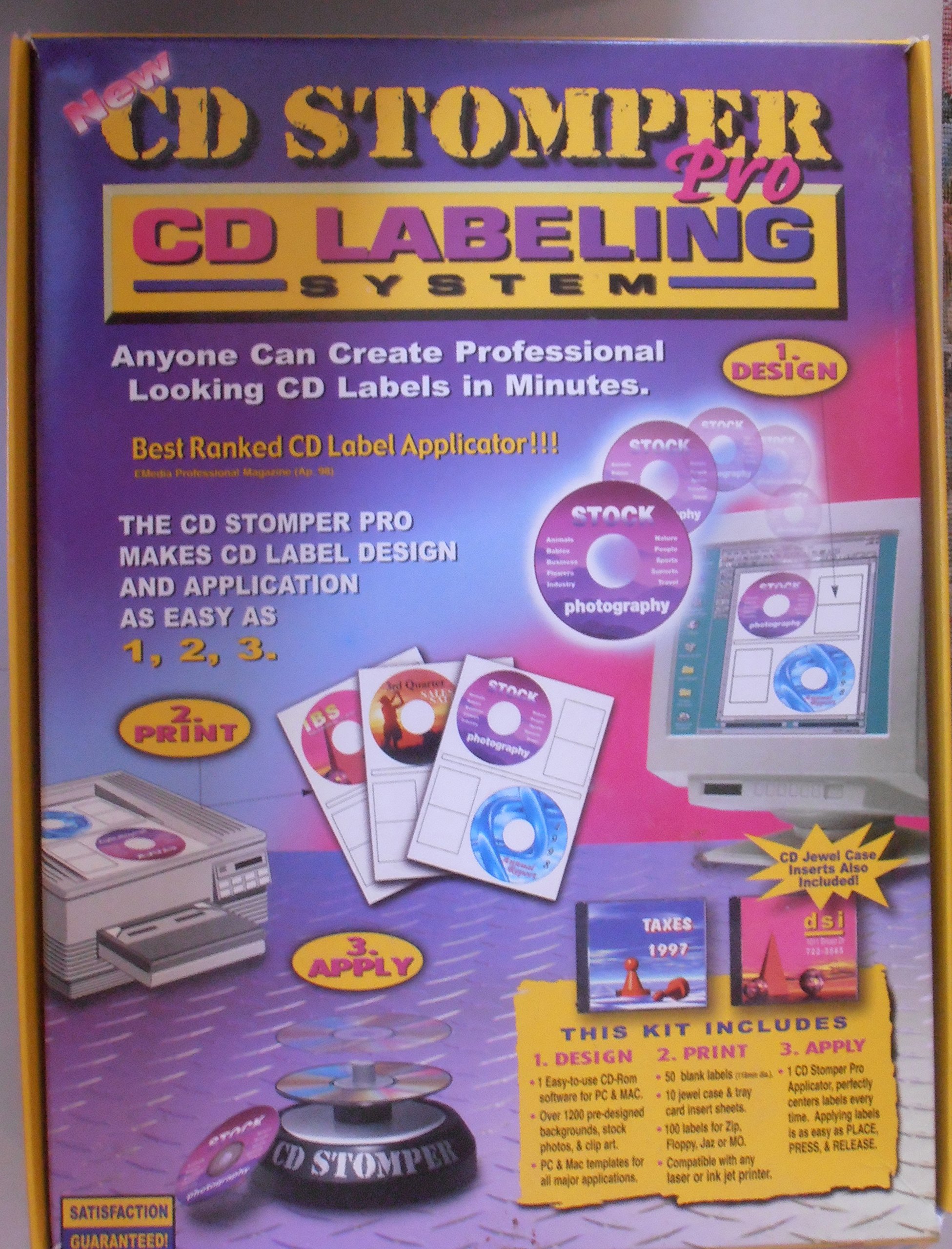 CD Stomper Pro Systeme D'Etiquetage De CD