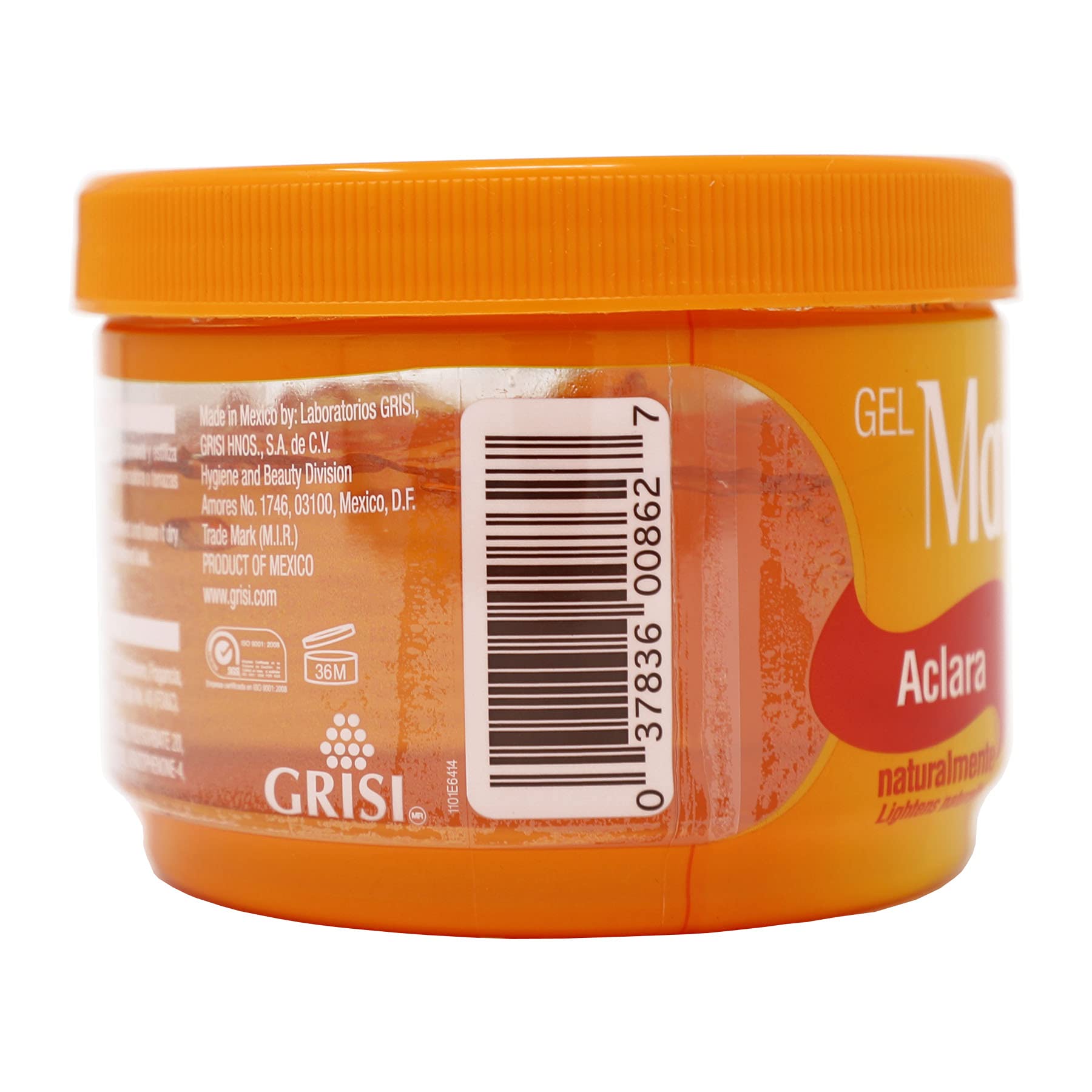 Manzanilla Grisi Chamomile, Styling Hair Gel, Keep your Hairstyle, brighten Naturally, Non-Alcohol Non-Residues 2-Pack of 14 Oz Jars.