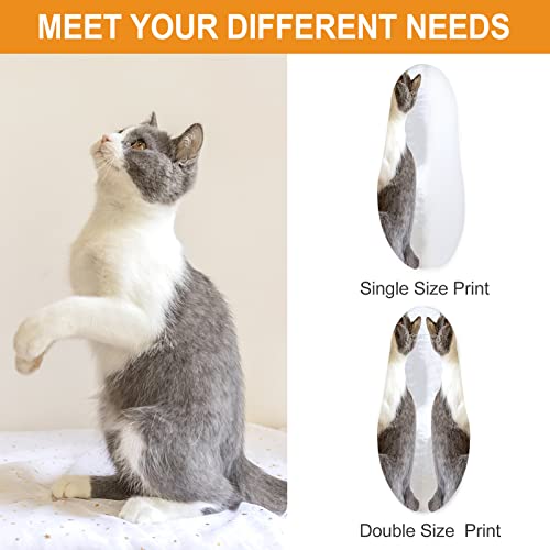 COCYBERCOC Custom Pet Pillow, 24" Personalized Pet Photo DIY Molding 3D Shaped Pillow, Cat Pillow for Distinct Gift, Thanksgiving, Valentineās Day, Christmas(Double Side 24 inch)