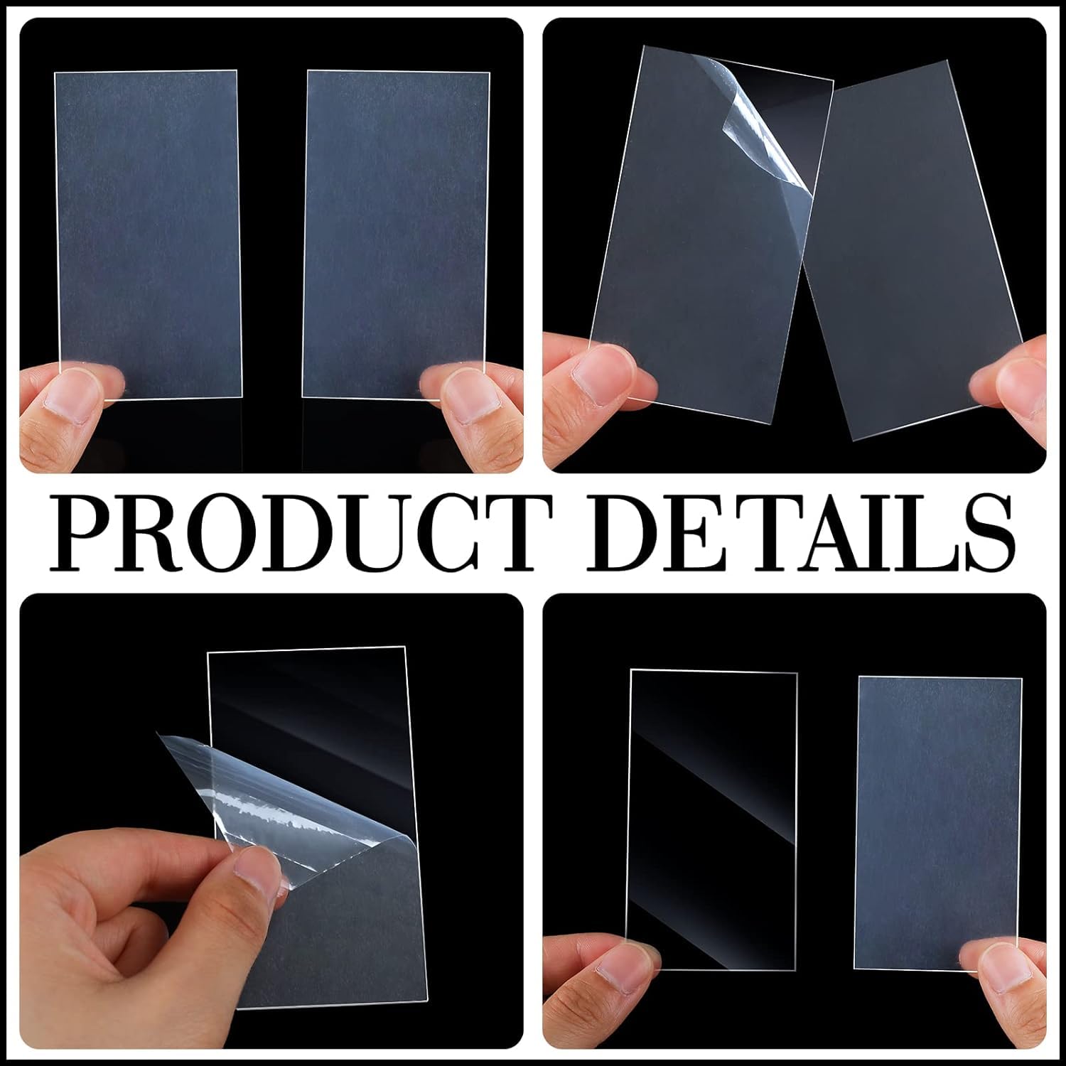 48 Clear Acrylic Place Cards Mini Clear Acrylic Table Place Card Acrylic Signs for Wedding Blank Plate Seating Chart Card for Table Numbers Sublimation Handwritten Name DIY Decor(Hexagon Style)