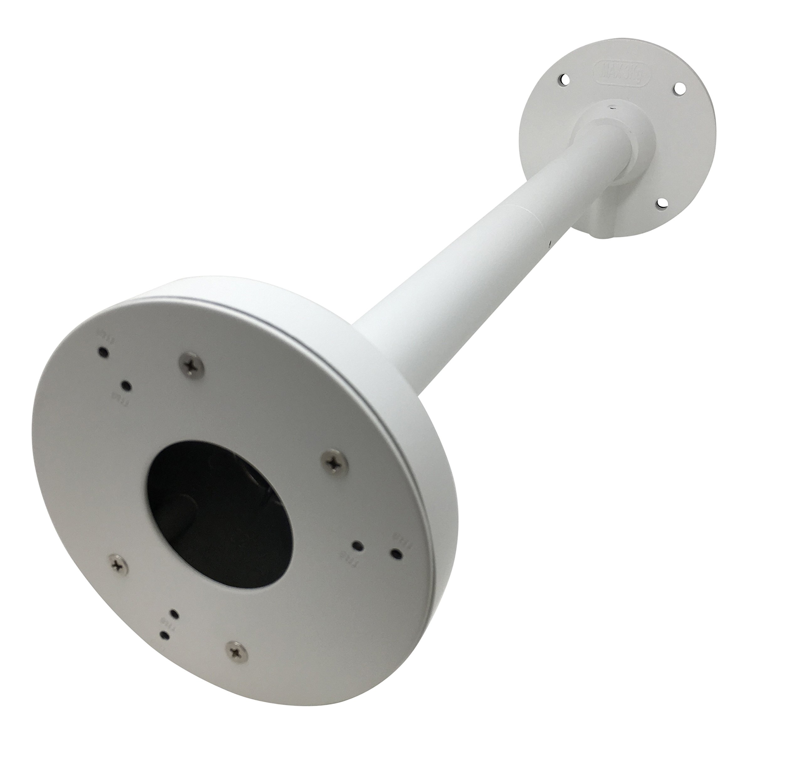CPM PC130T DS-1271ZJ-130-TRL Pendant Mounting Bracket for Hik Turret Dome Camera DS-2CD2342WD-I (White)
