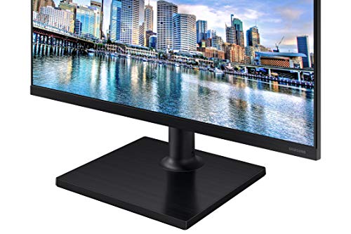 SAMSUNG FT45 Series 27-Inch FHD 1080p Computer Monitor, 75Hz, IPS Panel, HDMI, USB Hub, Height Adjustable Stand, 3 Yr WRNTY (LF27T450FQNXGO),Black