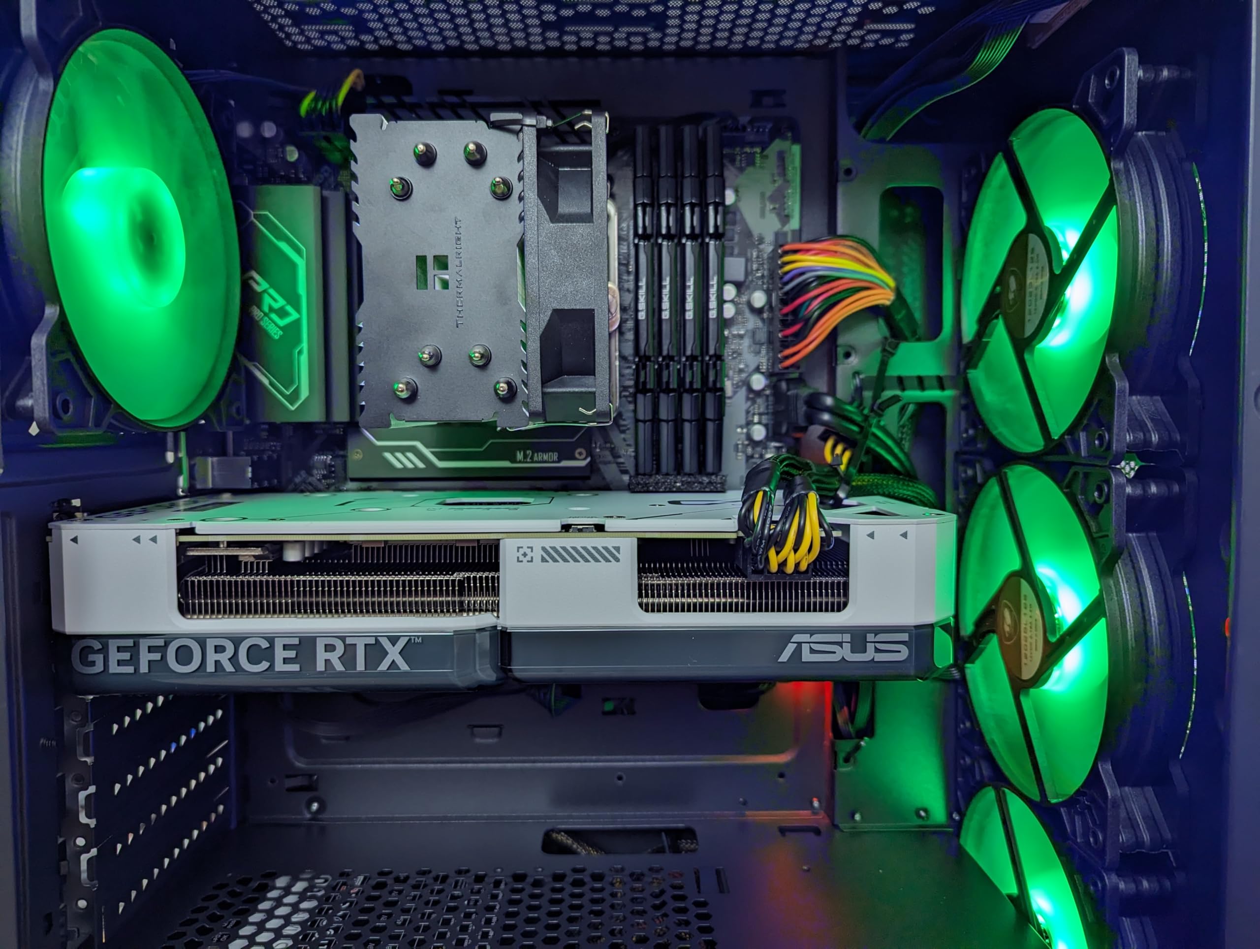 Centaurus Helios 3 Gaming PC, Intel i7 12700K, GeForce RTX 4060, 32GB RAM, 1TB NVMe SSD, Windows 11 PRO, AC WiFi. Fast Desktop Computer for Gamers and Professional apps, VR Ready, RGB, Glass Window!