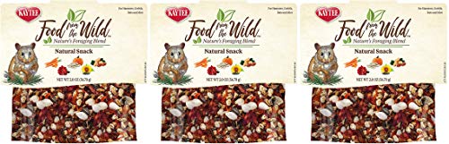 Kaytee 3 Pack of Food from The Wild Natural Snack, 2 Ounces Each, Foraging Treat for Hamsters, Gerbils, Rats and Mice