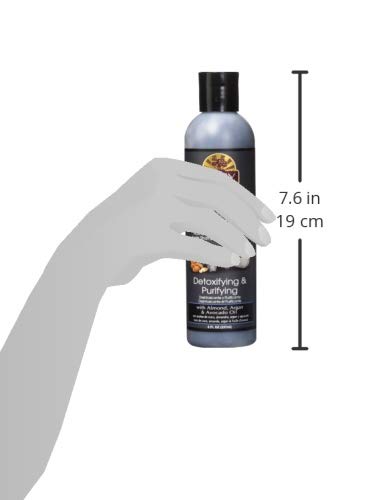 Okay Charcoal Leave In Conditioner For All Hair Types & Textures Detoxifying & Purifying With Almond, Argan & Avocado Oil Sulfate, Silicone & Paraben Free 8 Ounce , 8 Ounce