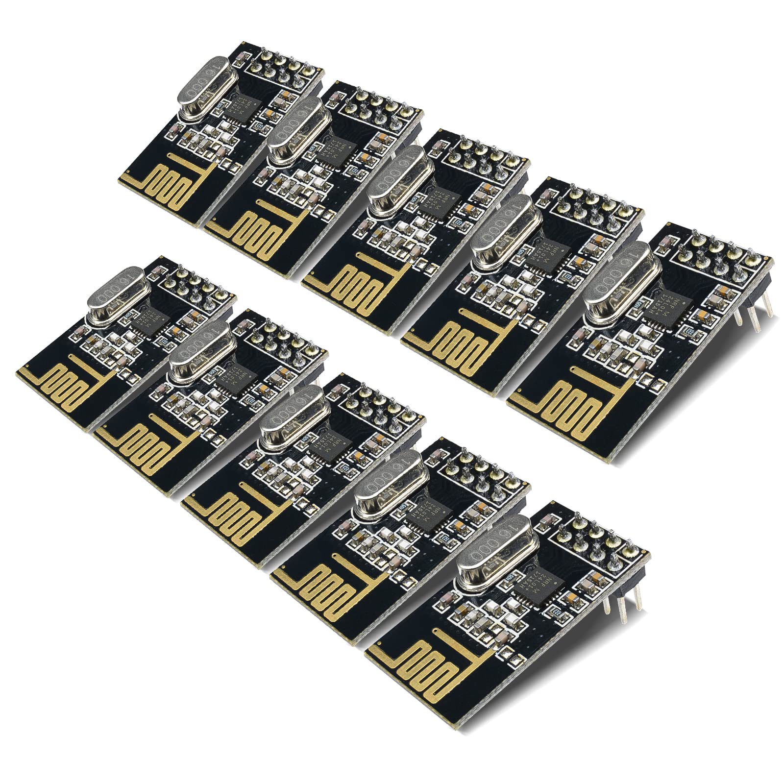 Aideepen 10PCS NRF24L01+ 2.4GHz WL Transceiver Module R-F Transceiver Module