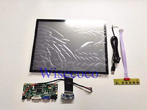 Lysee Mobile Phone LCD Screens - 15 Inch 1024768 IPS LCD Screen display Capacitive touch Panel With HDMI DVI VGA Audio LCD Controller Board LQ150X1LW94 - (Color: lcd with board)