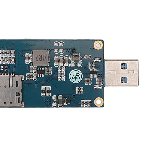 5G Module to USB Adapter, SIM Card Slot PCB Material NGFF M.2 to USB 5G Adapter Supports 3G 4G 5G Wide Applicability with Antenna for Computer