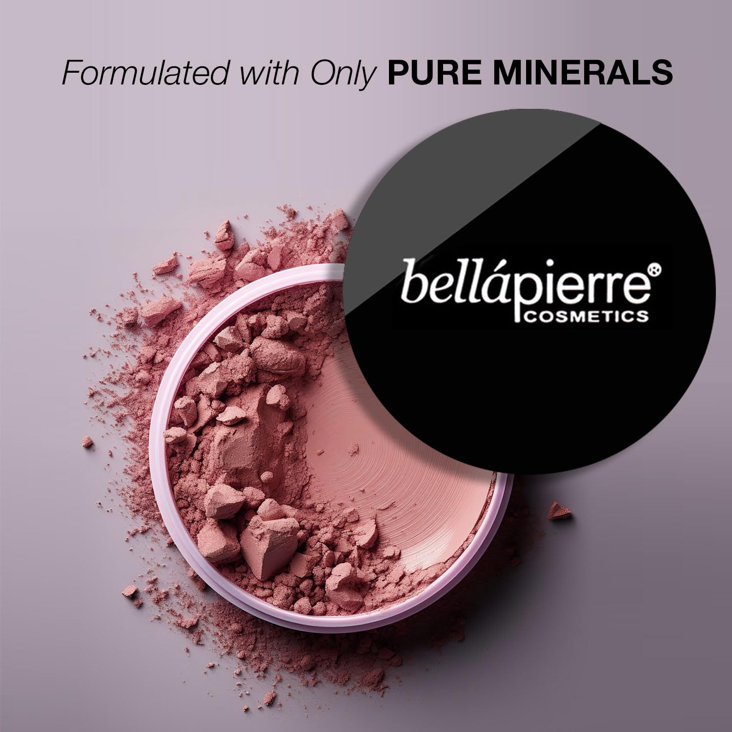 bellapierre Mineral Blush | Warm Dewy Complexion | Non-Toxic & Paraben Free | Hypoallergenic | Loose Powder - 0.3-Ounce β Desert Rose