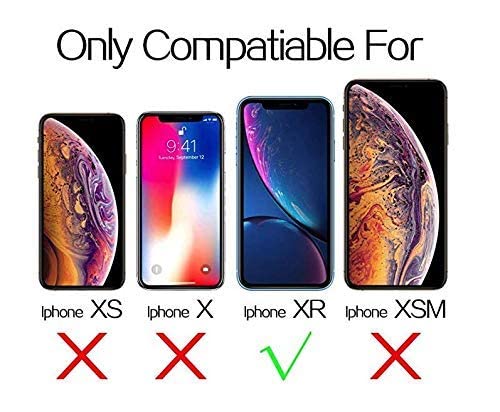 iPhone XR Clear Case & Screen Protector | 2 in 1 Bundle Package | 2 Tempered Glass Screen Protectors | Crystal Clear Transparent Soft Case | Shockproof Bumpers | Slim Fit | Compatible with iPhone XR