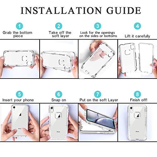 ORIbox Case Compatible with iPhone 11 pro Case, Heavy Duty Shockproof Anti-Fall clear case