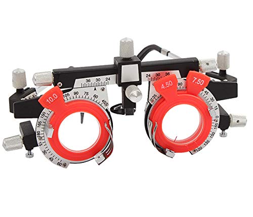 Optometry Optician Fully Adjustable Trial Frame Optical Trial Lens Frame Eye Optometry Optician Eye Test Glasses Optical Titanium Trial Eye Optometry Lens Frame Text Optician