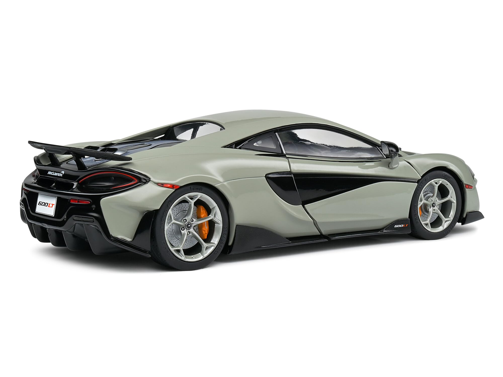 2018 McLaren 600 LT Coupe Blade Silver 1/18 Diecast Model Car by Solido S1804506