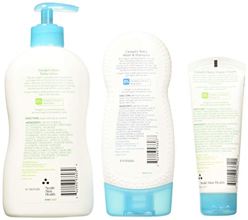 Cetaphil Baby Sensitive Skin Bath Time Essentials Gift Set with Elephant Hoodie Towel