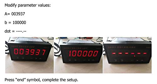 CALT 1 Meter 1000mm Stroke Linear String Pot Encoder Sensor 6 Digit Digital Meter Counter Display pushpull ABZ 3 signals 5-26V DC
