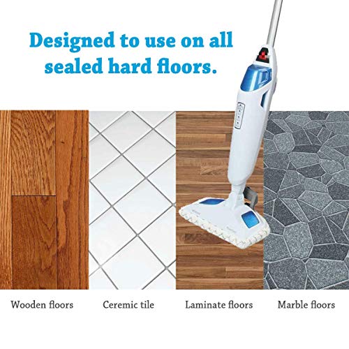 ConPus 2 Pack Steam Mop Pads Replacement for Bissell Powerfresh Steam Mop 1940 1440 1544 Series, Model 19402 19404 19408 1940A 1940Q 1940T 1940W
