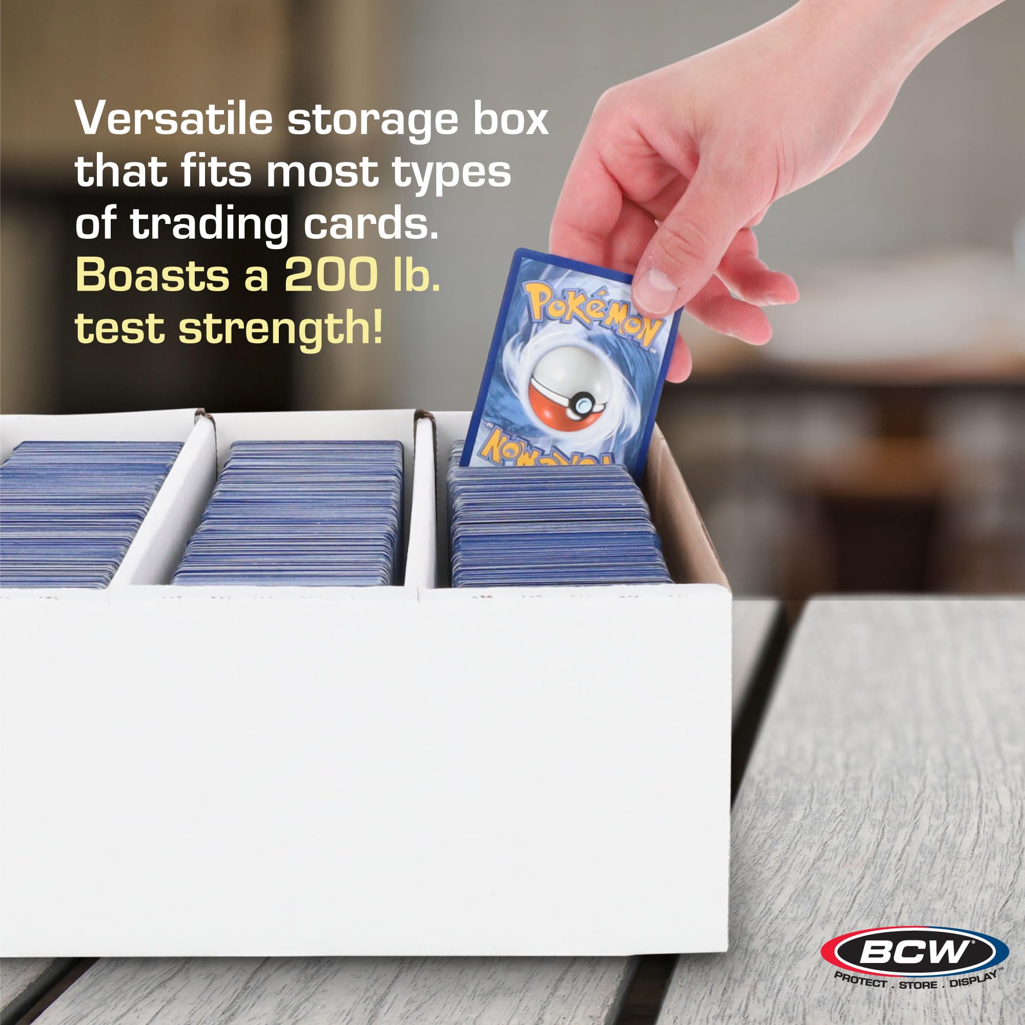 BCW Monster Box - 2ct Trading Card Storage Box | Holds 3200 Cards | Sports & Trading Card Storage
