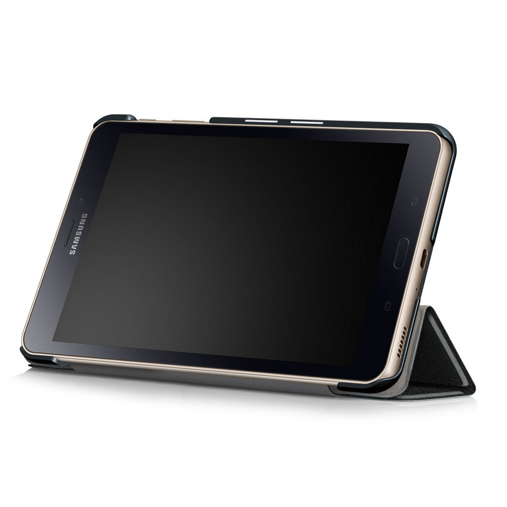 Kepuch Custer Case for Samsung Galaxy Tab A 8.0 2017 T380 T385, PU Leather Case Cover for Samsung Galaxy Tab A 8.0 2017 T380 T385 - Black