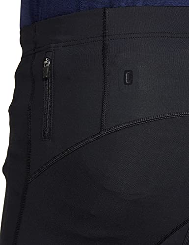 2XU Men's Light Speed Compression Tights - Lightweight & Flexible Support for Improved Running Performance - Black/Gold Reflective - Size Medium