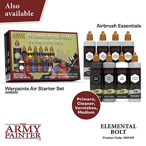 The Army Painter Warpaint Air Elemental Bolt - Acrylic Non-Toxic Heavily Pigmented Water Based Paint for Tabletop Roleplaying, Boardgames, and Wargames Miniature Model Painting