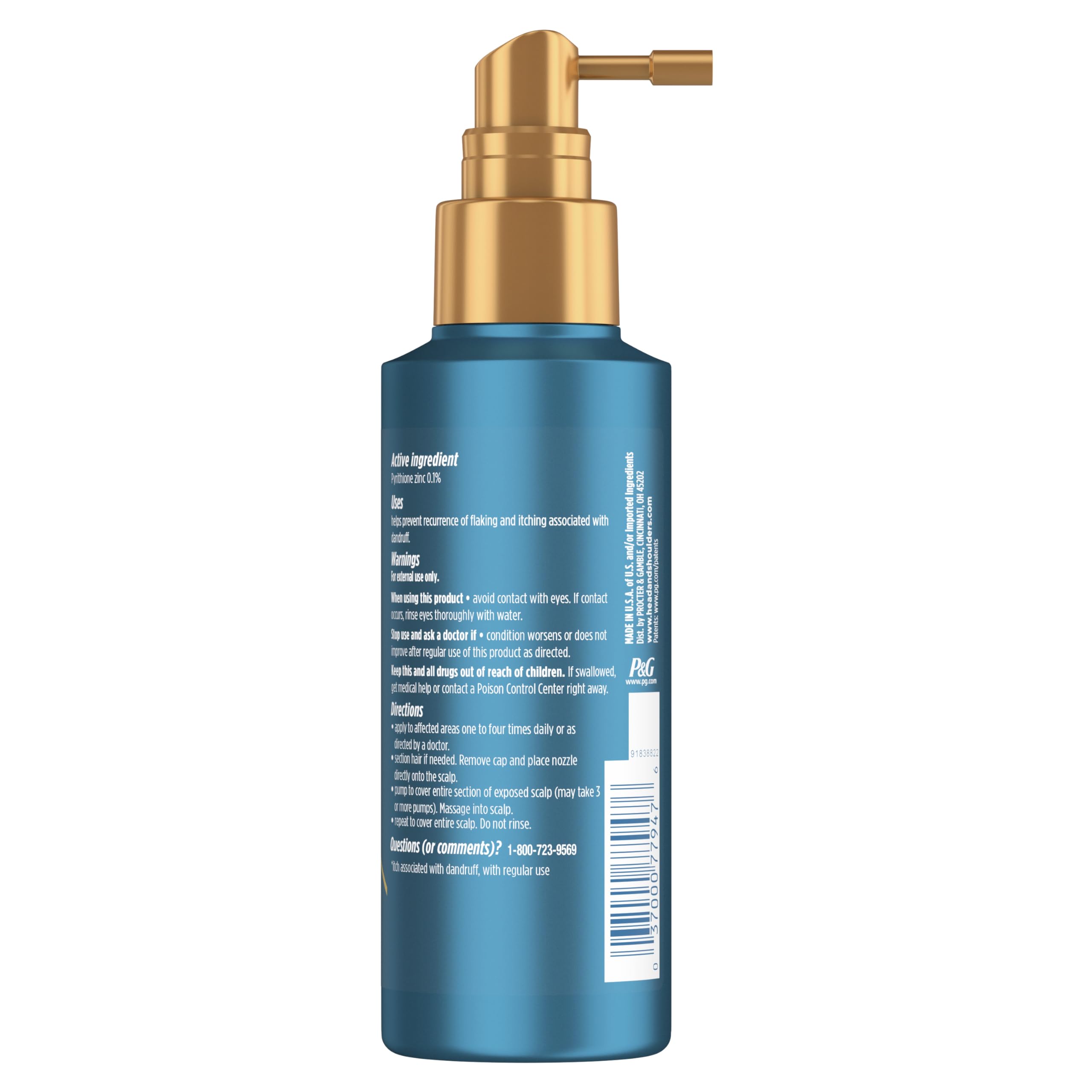 Head & Shoulders Scalp Elixir Treatment, Instant Soothe, Anti Dandruff, Royal Oils Collection with Cooling Menthol and Peppermint oil, 4.2 fl oz