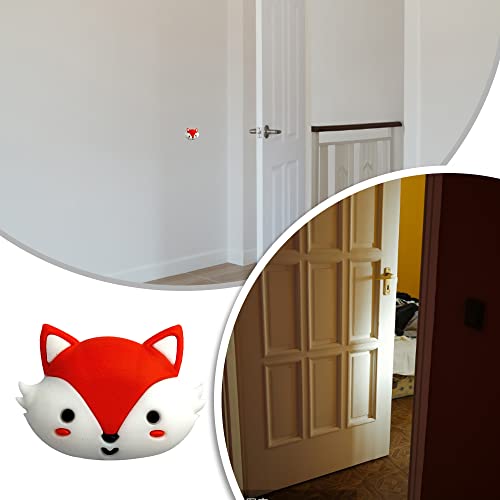 3 Pcs Door Stopper Crash Pads Cartoon Wall Crash Pads Silicone Door Handle Crash Pads for Bedroom Kitchen Cabinets