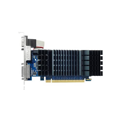 ASUS GeForce GT 730 2GB GDDR5 Low Profile Graphics Card for Silent HTPC Builds (with I/O Port Brackets)