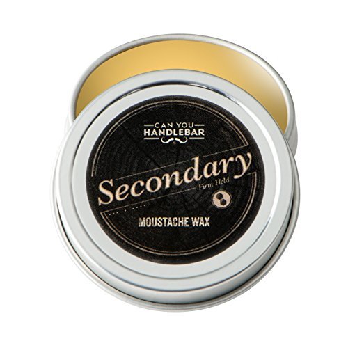 Can You Handlebar Moustache Wax for Men, Extra Strong Hold and Medium Hold Styling Balm, Unscented Natural Beeswax, Grooming Products Set of 2, 1 oz Tin Each