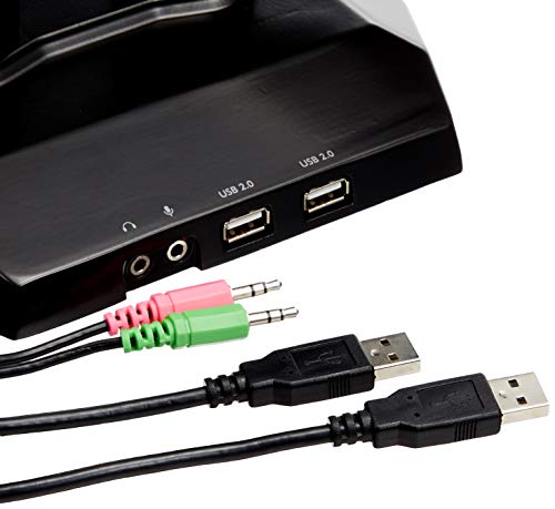アイ・オー・データ I-O Data DA-ARMD4 Monitor Arm (Dual), GigaCrysta VESA Standard, USB Port, Audio Terminal, Japanese Manufacturer