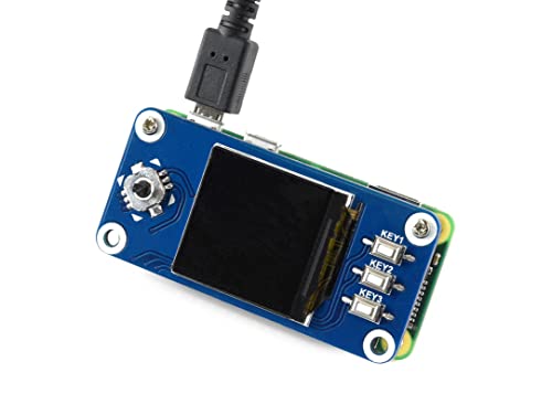 Waveshare 1.3inch IPS LCD Display HAT, Compatible with Raspberry Pi Zero/Zero W/Zero WH/4B/3B, 240x240 Pixels, SPI Interface