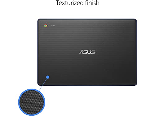 ASUS 2022 C403 Chromebook 14" HD Laptop, Intel Celeron N3350 Processor, 4GB RAM, 32GB eMMC Flash Memory, Intel HD Graphics 500, HD Webcam, Stereo Speakers, Chrome OS, Dark Blue, 128GB USB Card