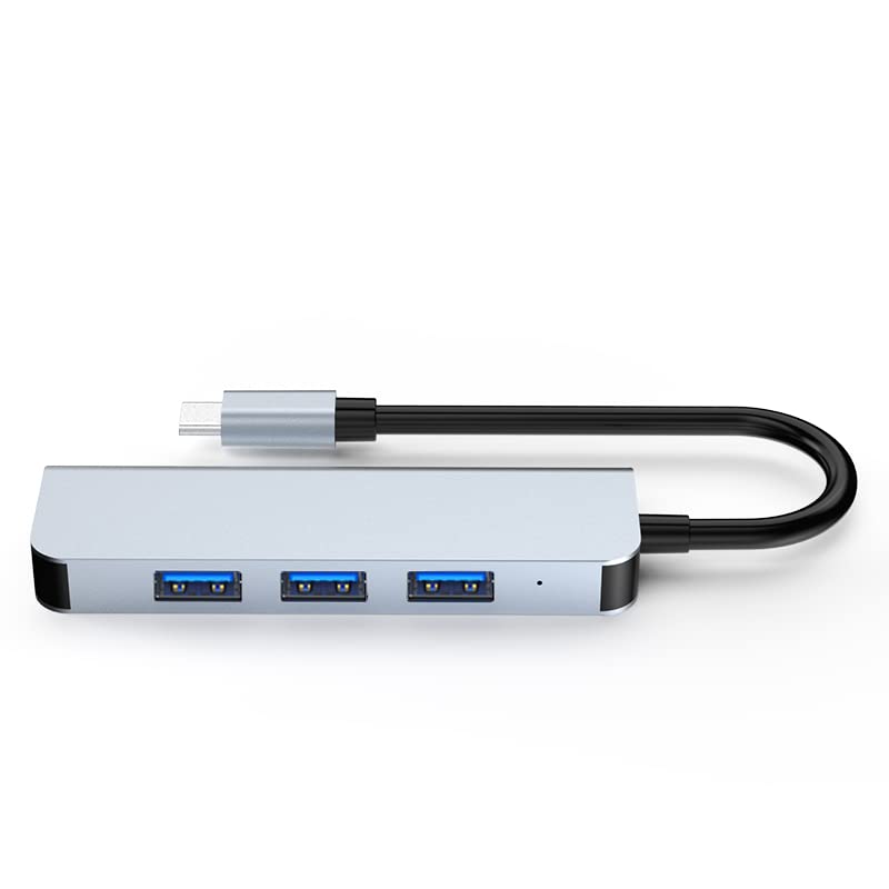 4 in 1 Type-C to 4USB Smart Dock Compatibility 1*USB 3.0 3*USB2.0 Aluminum Alloy Enclosure