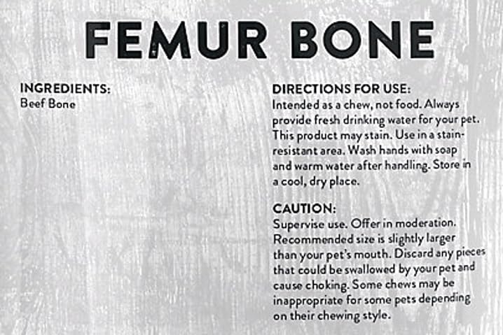 AccessiPets Filled Dog Bones Bundles for Large Dogs, Large Stuffed Femur Bone Bundle with 1 Dog Waste Roll, Long-Lasting Dental Treats for Aggressive Chewers (Hollow Bone)
