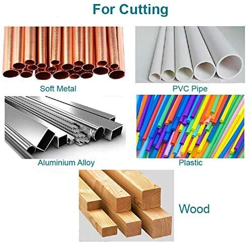 6 Pcs Rotary Drill Saw Blades, Steel Saw Disc Wheel Cutting Blades with 1/8" Straight Shank Mandrel for Dremel Drills Rotary Tools(Power Tools are not Included)
