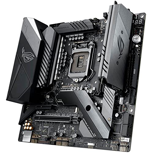 Asus ROG Maximus XI Gene Z390 Gaming Motherboard LGA1151 (Intel 8th and 9th Gen) mATX DDR4 HDMI M.2 USB 3.1 Gen2 Onboard 802.11AC WiFi