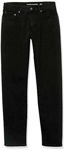 Amazon Essentials Men's Athletic-Fit Stretch Jean, Washed Black, 28W x 28L