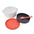 2L Kitchen Vegetables Cooker Multi Layer able Burns Steaming Container with Handle0 Multi Layer Steaming Container Kitchen Vegetables Cooker Multifunctional Food Container Kitchen Vegeta